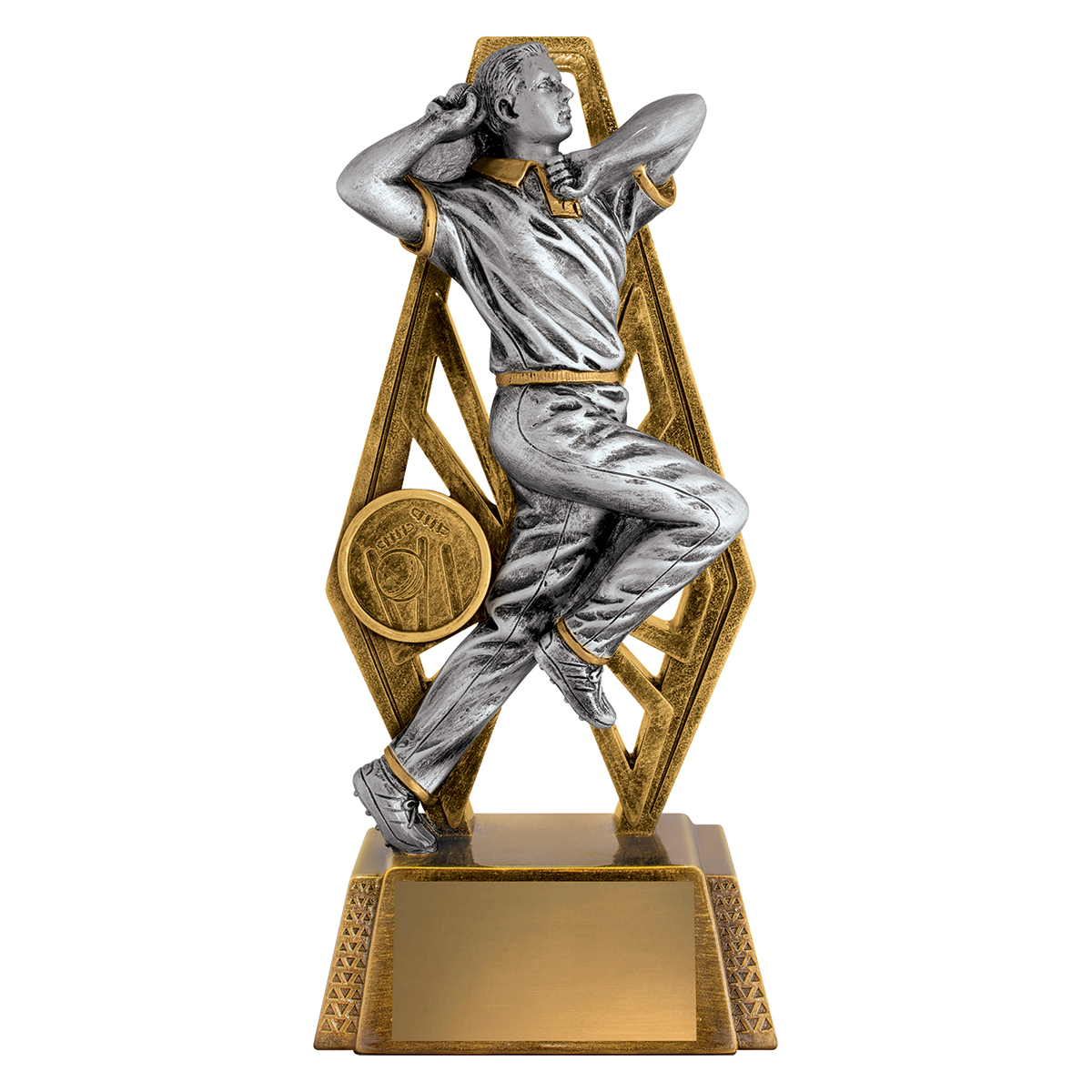 Cricket Bowling Trophy with Logo Insert | Premier Awards - Sydney